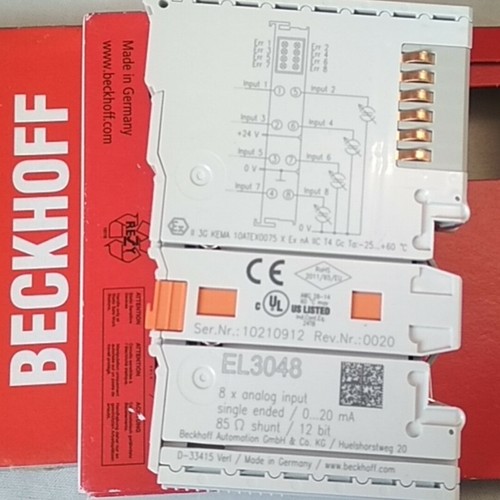 Beckhoff EL3048 PLC Module EL 3048 New In Box Expedited Shipping 1PC ...