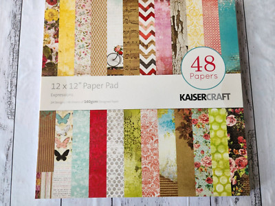 Kaiser Craft ... Expressions 12 x 12x Paper pad. | eBay