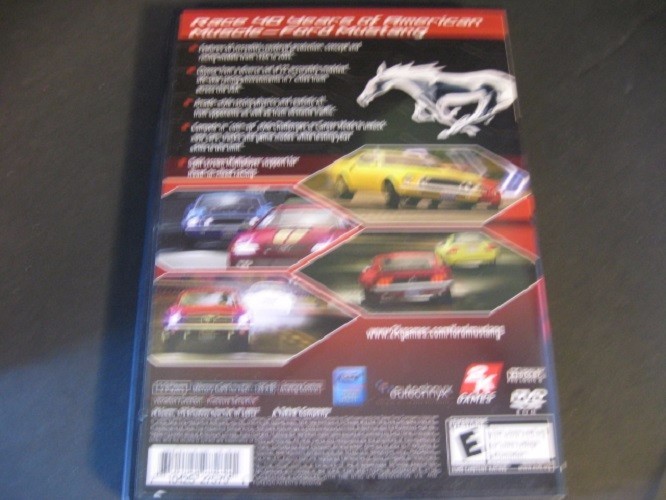Ford Mustang Legend Lives Sony PlayStation 2 PS2 Video Game Disc Black ...