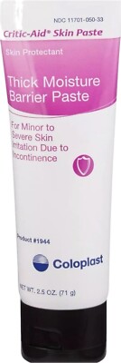 (12 Pack) Coloplast Critic-Aid Thick Moisture Barrier Skin Paste, 2.5oz ...