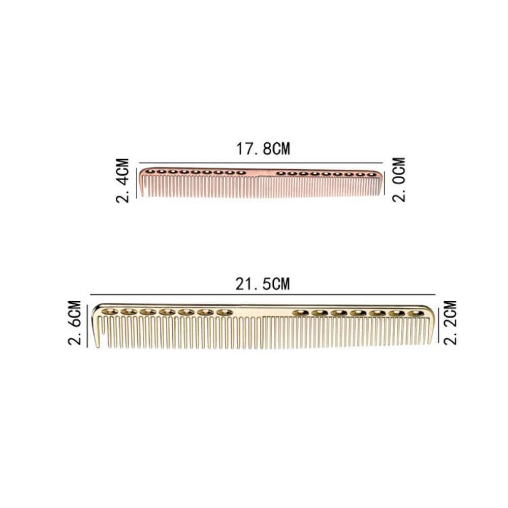 Aluminum Stainless Steel Comb Double-sided Styling Comb Women | eBay