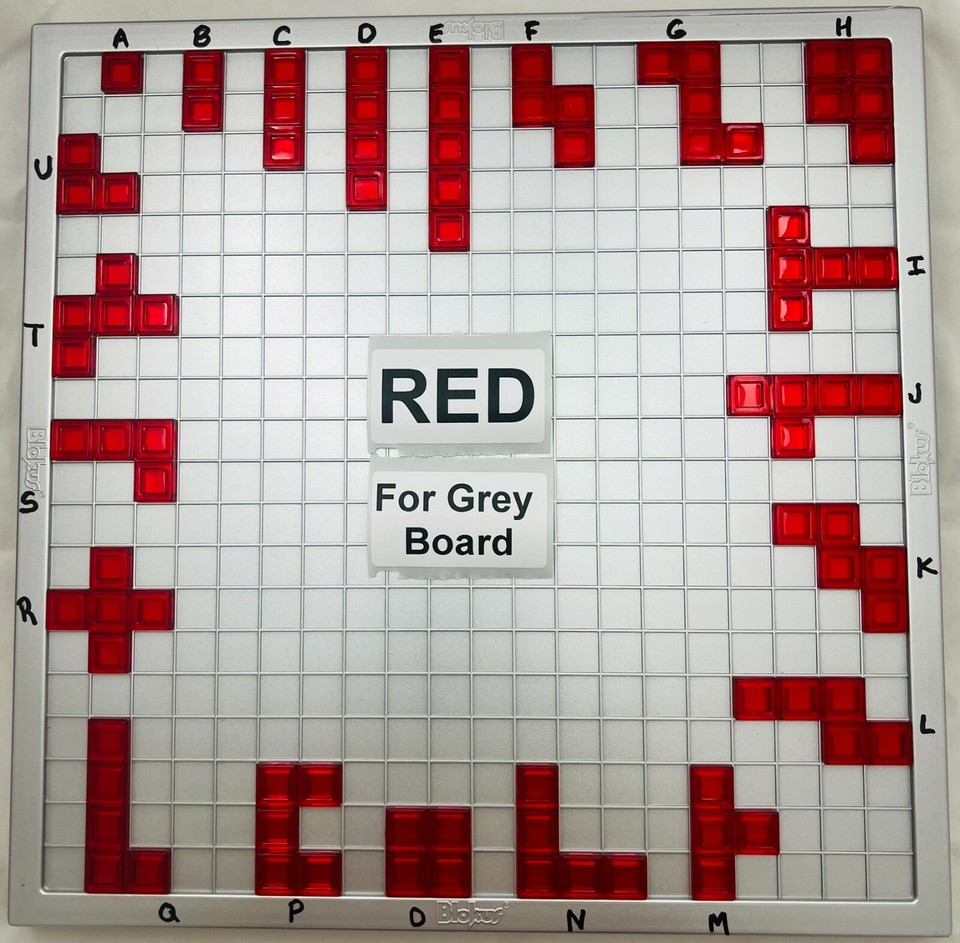 Blokus Game Replacement Parts Pieces Red Yellow Green Blue for Grey ...