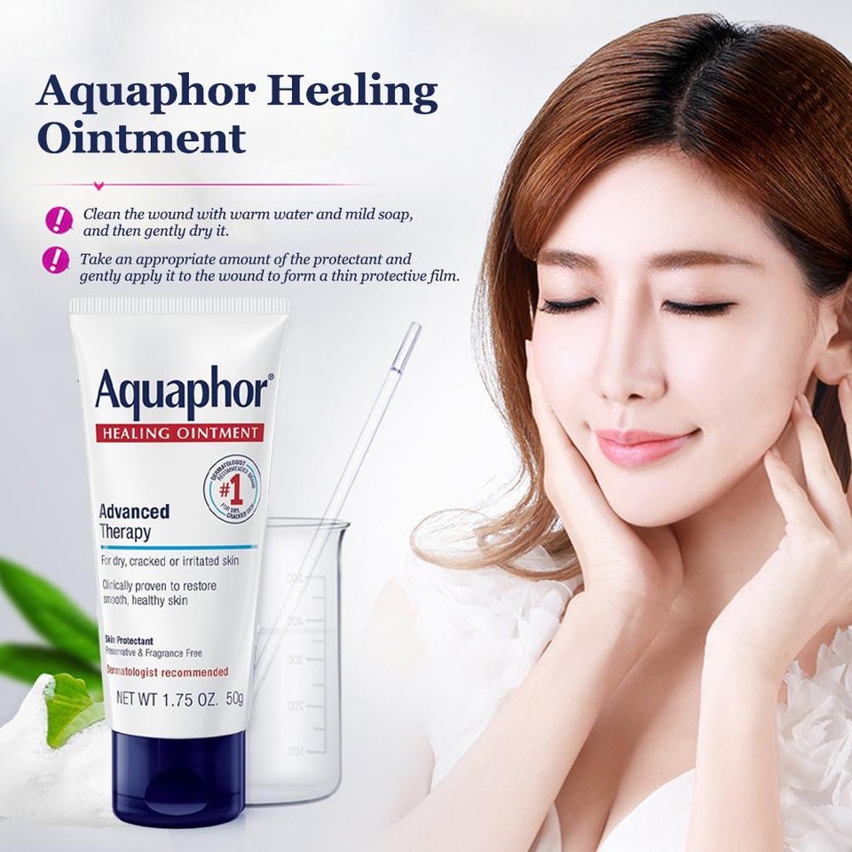 AQUAPHOR HEALING OINTMENT TUBES 50g*3 Dry Cracked Or Irritated Skin ...