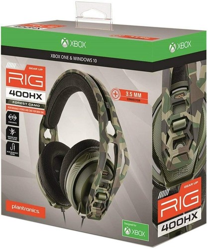 Plantronics RIG 400HX Forest Camo Headset for Xbox One X S PS4 Switch ...