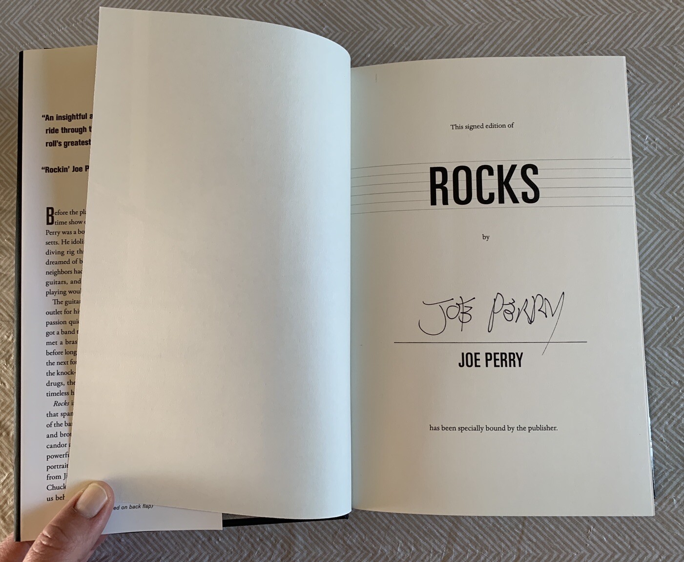 Rocks : My Life in and Out of Aerosmith by Joe Perry SIGNED ED 1st ...