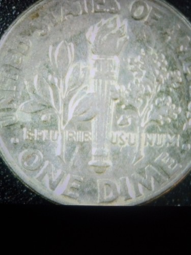 1999 P Roosevelt dime Copper Rim Multiple Error Coin Grease Error ...