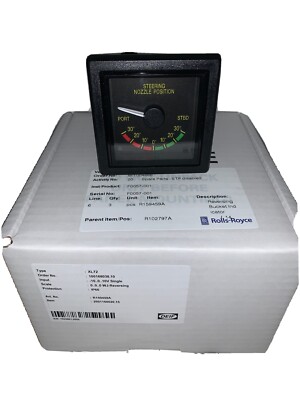 deif xl72 rpm Rolls Royce Marine Rudder Angle Indicator With Mating ...