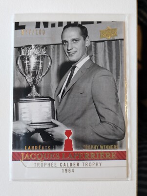 2008-09 UD Montreal Canadiens Centennial parallel Jacques Laperriere ...