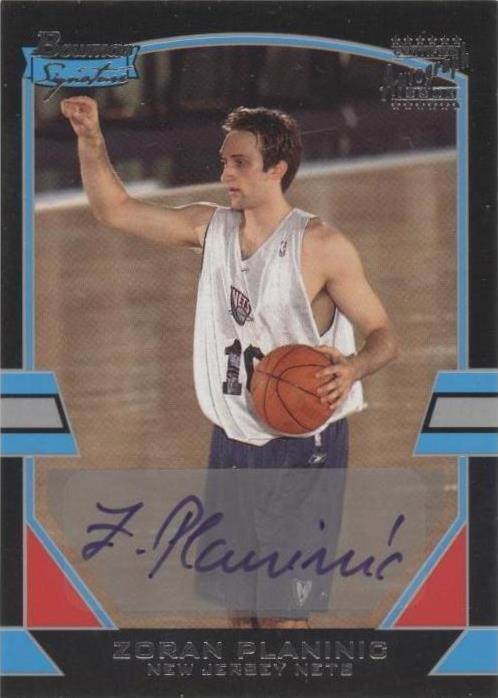 2003-04 Bowman Signature - Zoran Planinic #72 /1250 (AU, RC) for sale ...