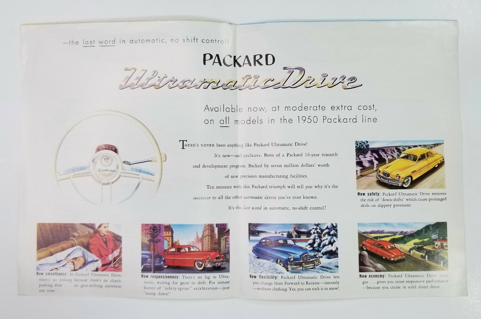1950 Packard Brochure Show Stopper Ultramatic Drive | eBay
