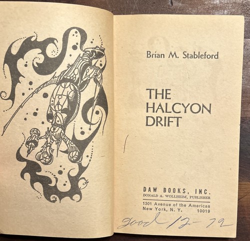 Brian Stableford Paperback Lot of 5 Books Vintage DAW Science Fiction ...