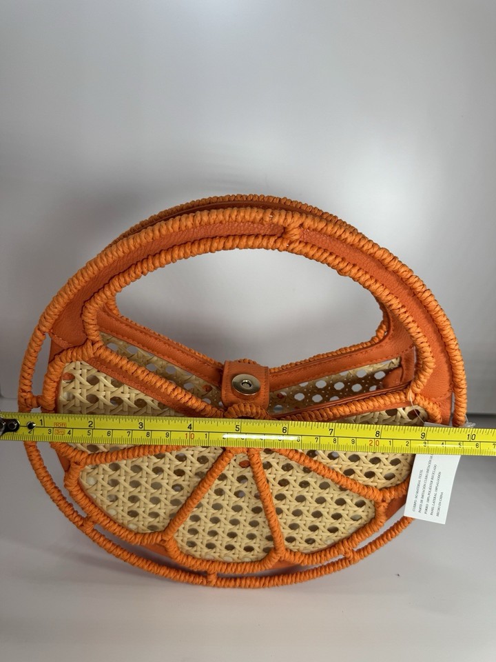 Rare Hard To Find Target A New Day Orange Fruit Slice Rattan Caning ...