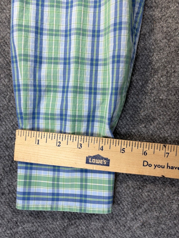 Abercrombie And Fitch Men's Muscle L/S Button Up Shirt Green Moose Logo ...