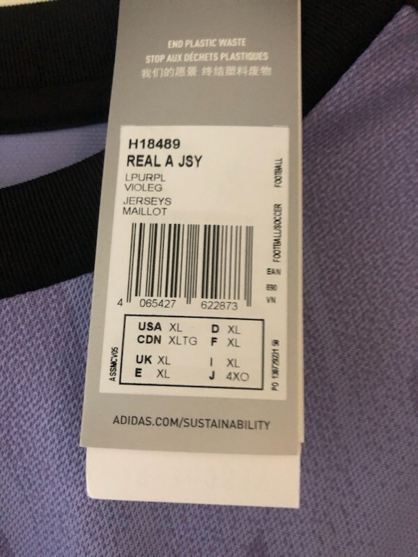 Real Madrid CF Away Jersey Shirt Kit Adidas XL NWT 22/23 Luke Modric ...