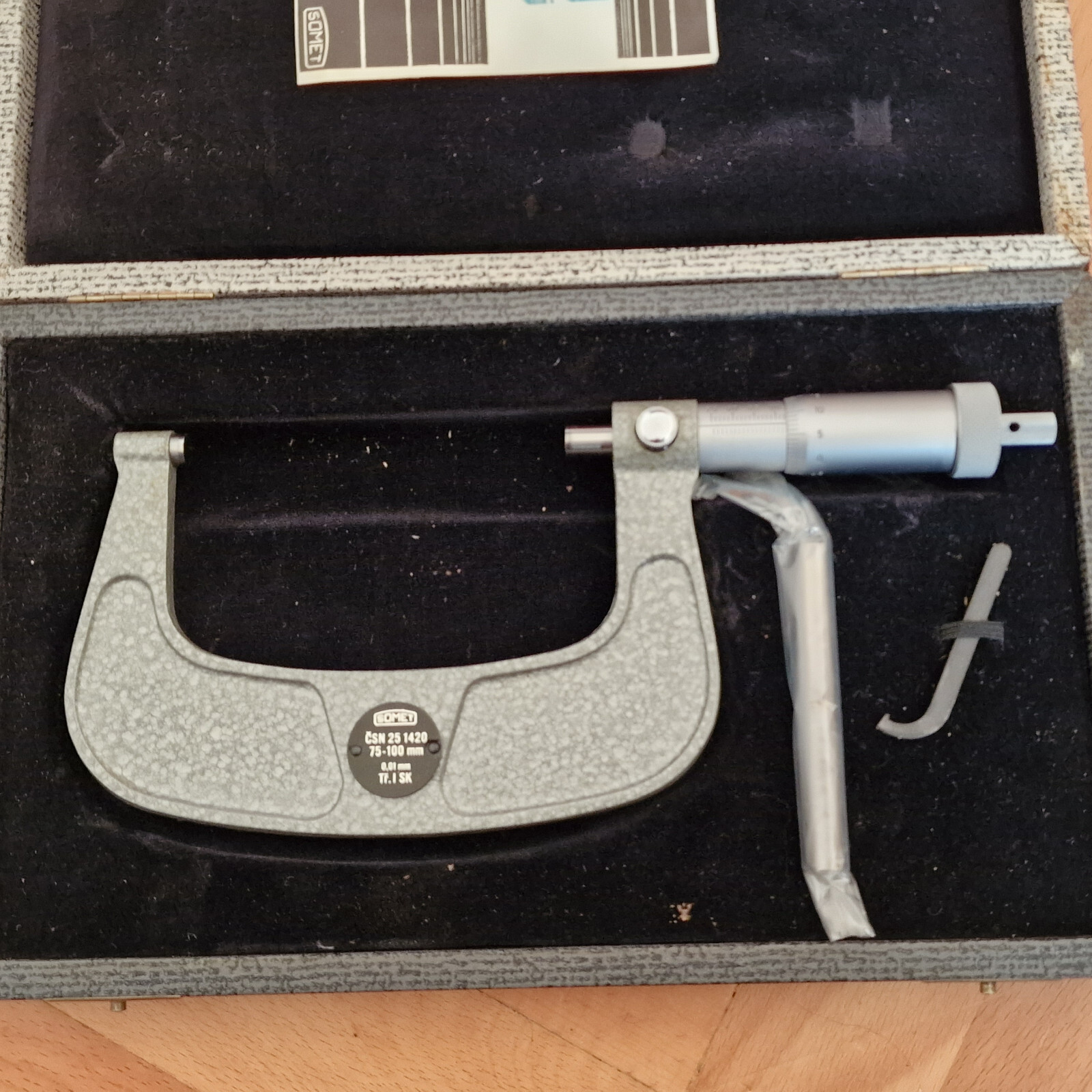 MICROMETER somet 75-100 0.01 mm | eBay