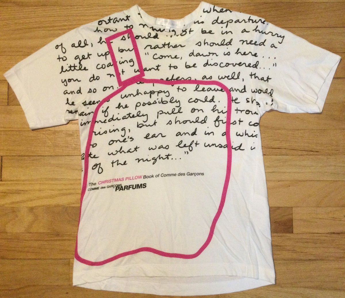 Vintage Comme Des Garcons Parfums t shirt S Japan designer Vintage Comme Des Garcons Parfums t shirt S Japan designer