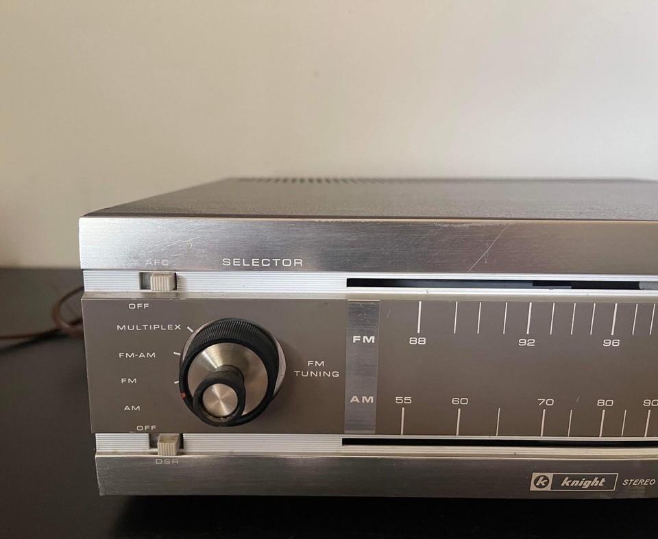Rare Knight AM/FM Tuner Tube Stereo With 40 Watt Amp / Matching Set | eBay