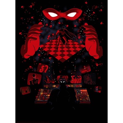 Batman Animated Series Riddler by Raid71 Ltd Edition x/100 Print Mondo ...