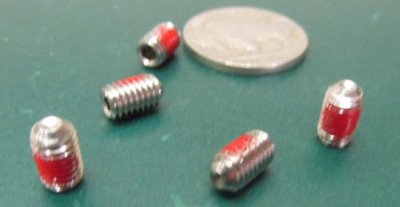 Stainless Steel Self Lock Set Screw, Nylon Patch, Cup, 1/4"-20 x 5/8 ...