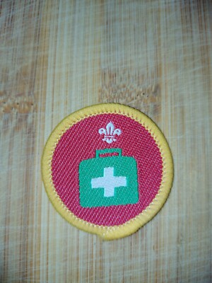 UK Scouting Discontinued Cub Scout Activity Badge First Aid OLD LOGO ...