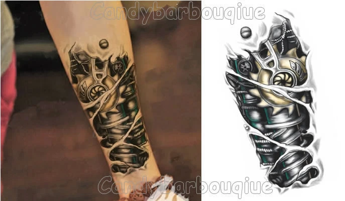 Terminator Robot Arm Tattoo