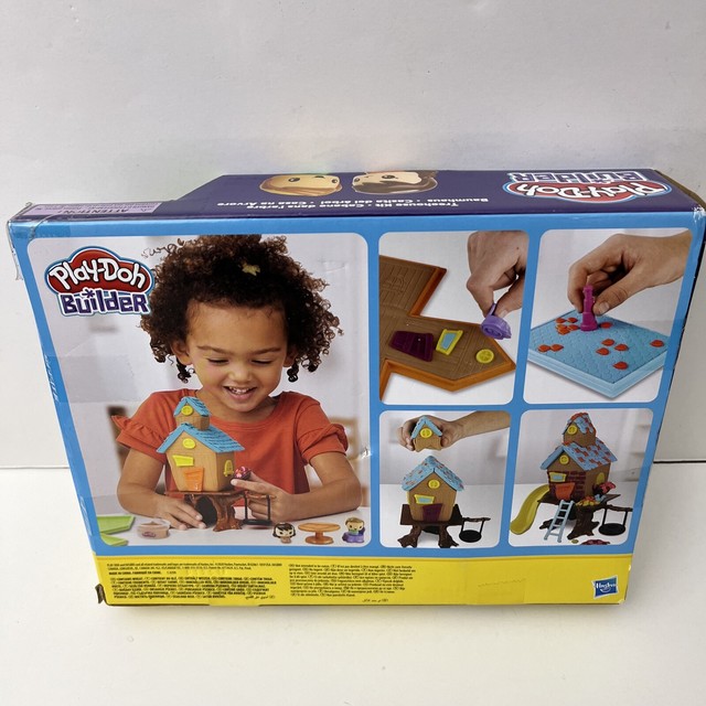 Play-Doh Builder Treehouse Toy Building Kit for Kids 5 Years and up ...