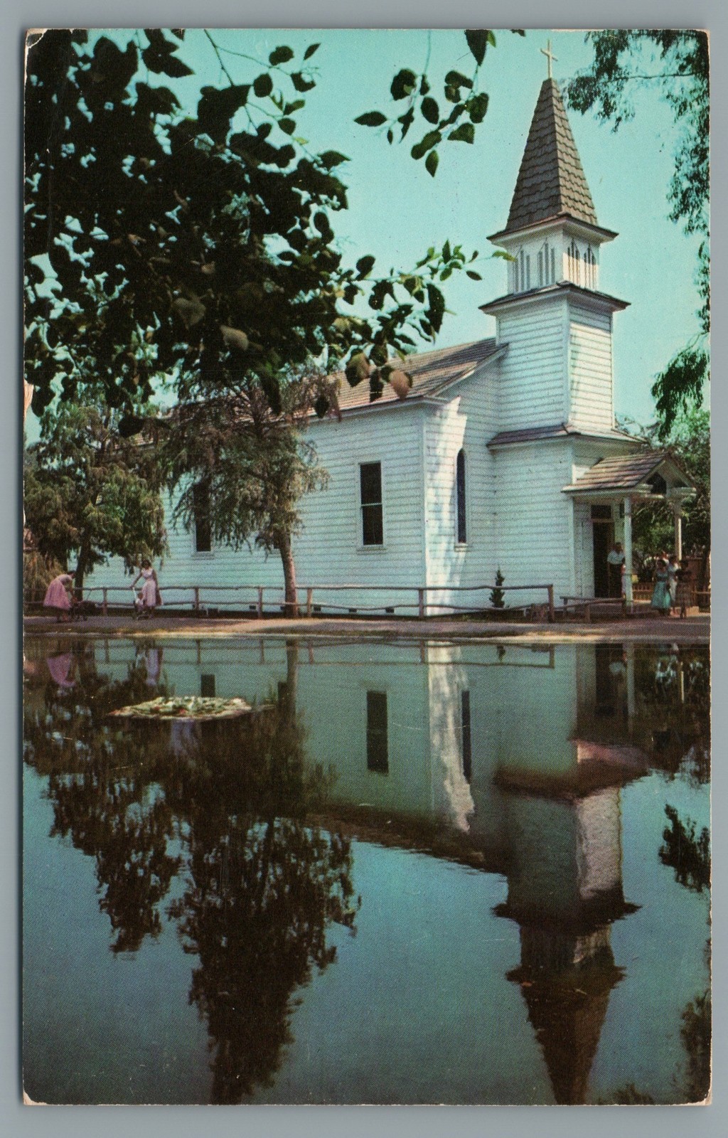 Knott's Berry Farm Church of Reflections Postcard | eBay