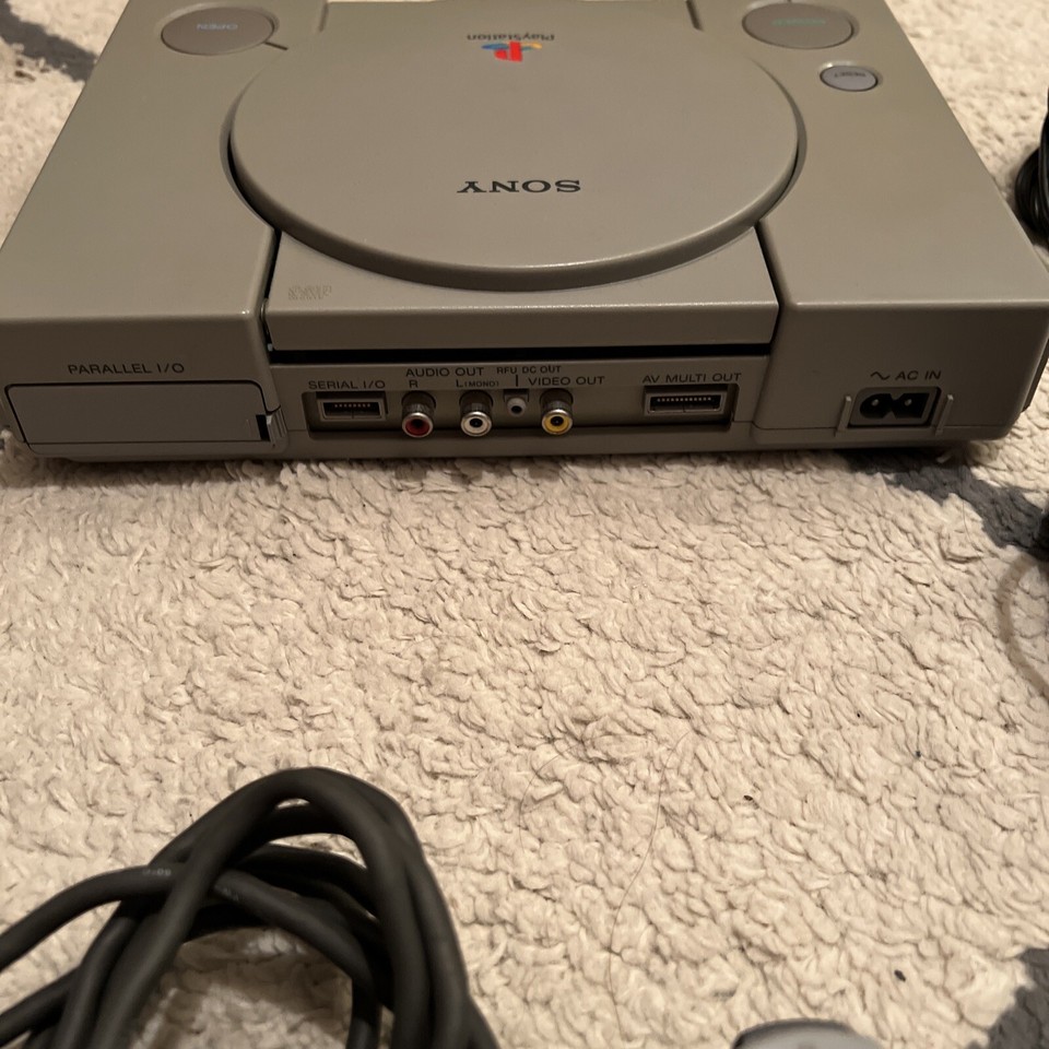 Official Sony PlayStation 1 PS1 Console Complete w/ Original Controller ...