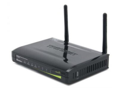 TRENDnet N300 TEW-731BR 4-Port Wireless Home Router - Black ...