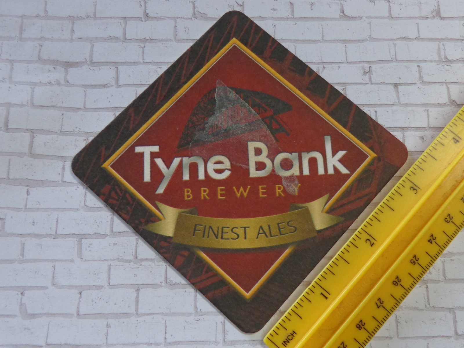 Beer Bar Coaster ~ TYNE BANK Brewery ~ Newcastle Upon Tyne, Tyne & Wear ...