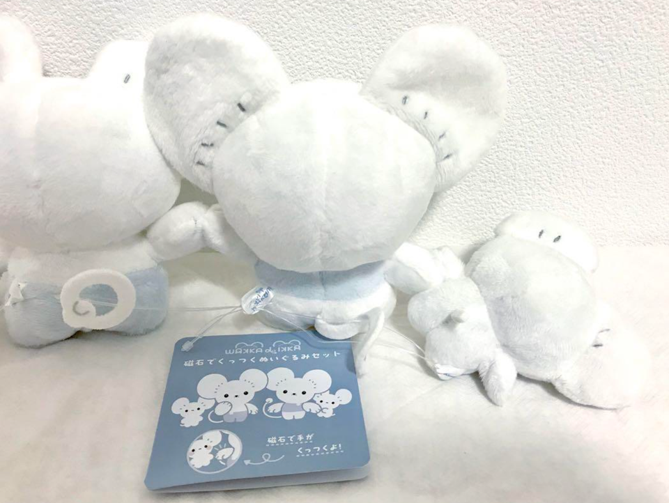 Pokemon Tandemaus Maushold Plush WAKKA de IKKA Magnetically Attachable ...