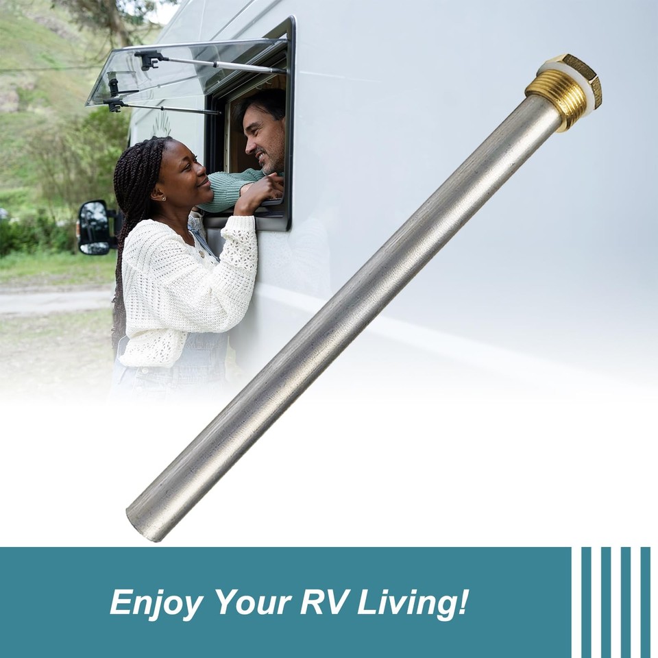 2 Pack Anode Rod for RV Hot Water Heaters, 10.0 inch Long, Purer ...