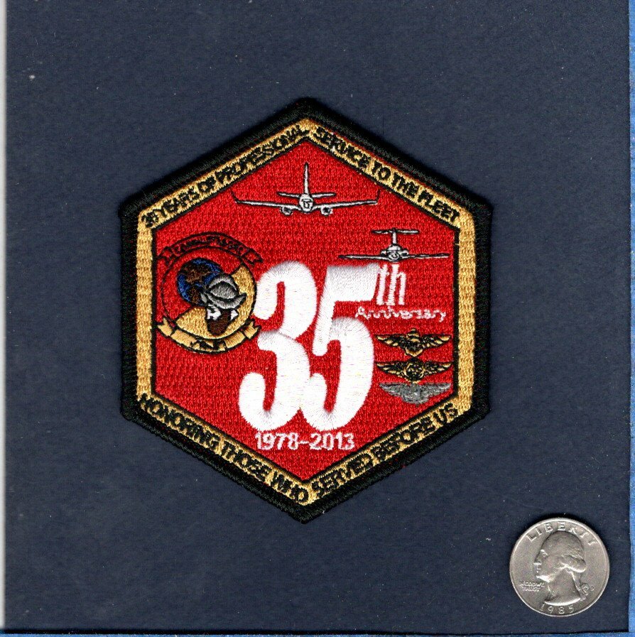 VR-57 CONQUISTADORS 35th Anniv US NAVY C-9 Skytrain C-40 Clipper ...