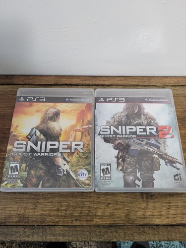 Sniper: Ghost Warrior 1 & 2 PS3 Games PlayStation 3 Military Shooter ...