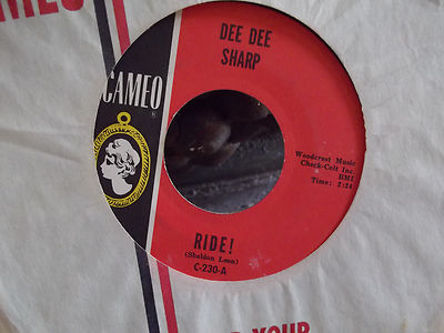 DEE DEE SHARP RIDE / THE NIGHT ON CAMEO RECORDS W/ ORG. PAPER SLEEVE | eBay