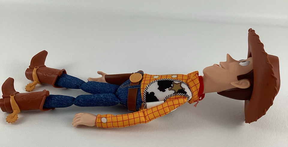 Disney Pixar Toy Story Sheriff Woody Figure 15" Pull String Cowboy Doll ...