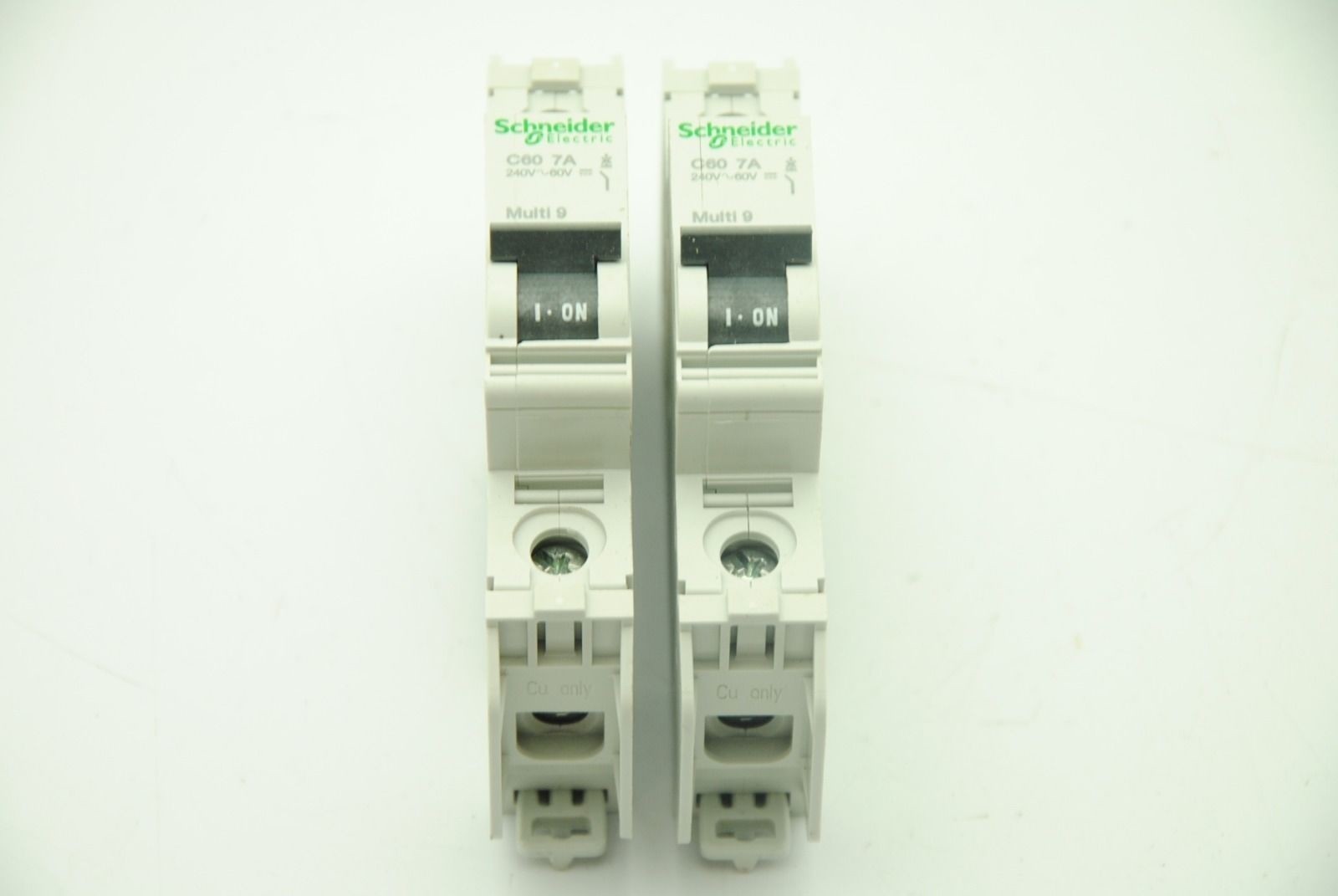 SCHNEIDER C 7A, Single-Pole Circuit Breaker, Lot of 2 | eBay