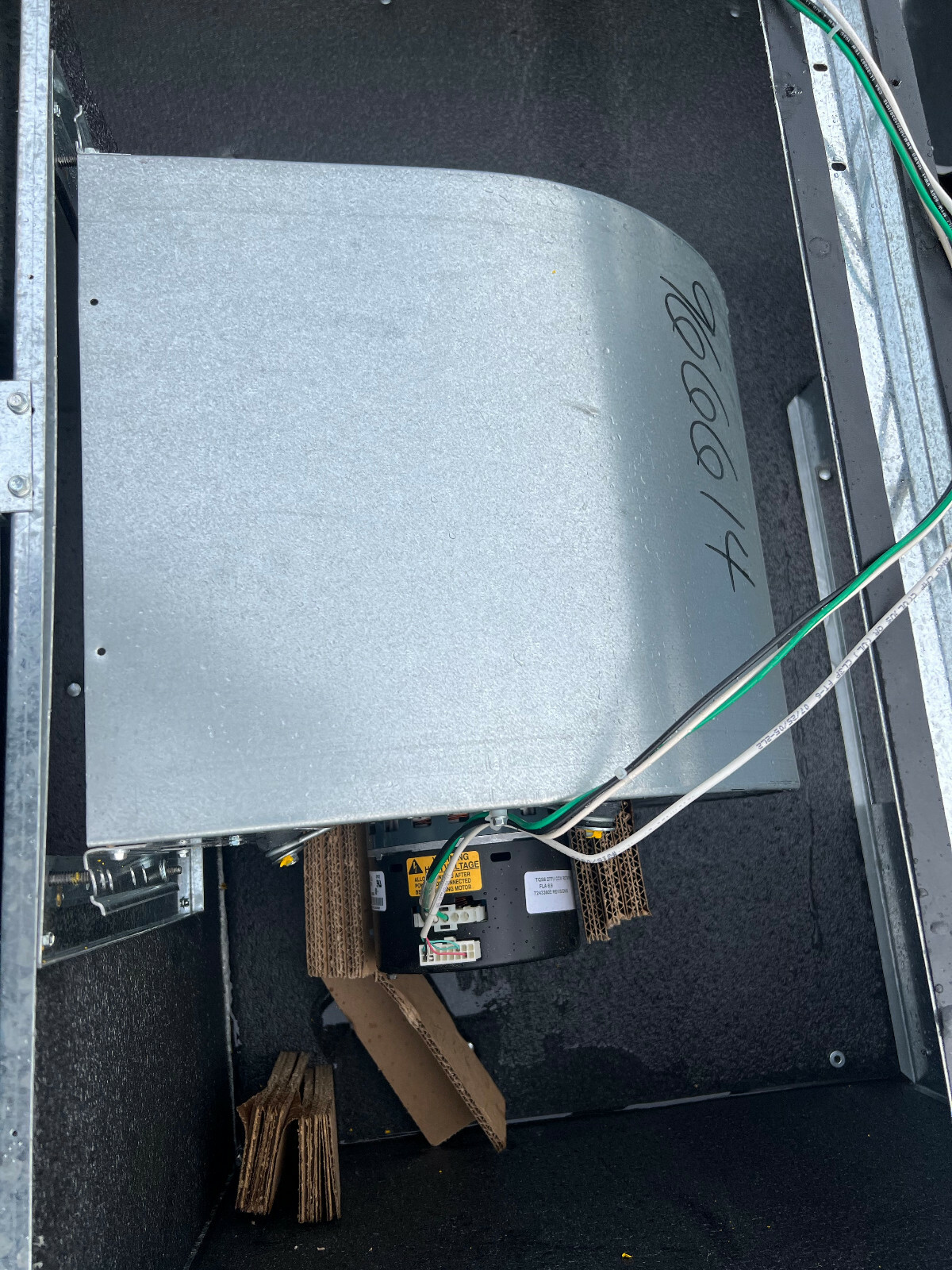 TITUS DTQS-06-14-2* NEW FAN/MOTOR Unit ONLY* 277V, 1PH, CCW Rotation ...