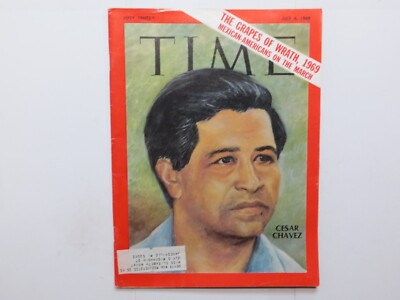 Time Magazine July 4, 1969 Cesar Chavez X2 | eBay