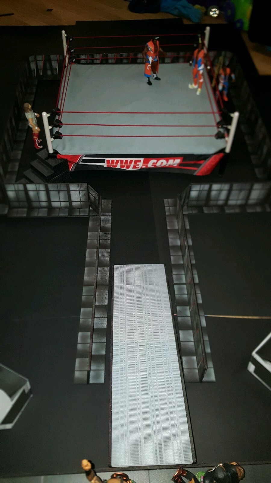 WWE WWF CUSTOM MADE FULL SURROUND BARRICADES FOR WRESTLING FIGURES ...