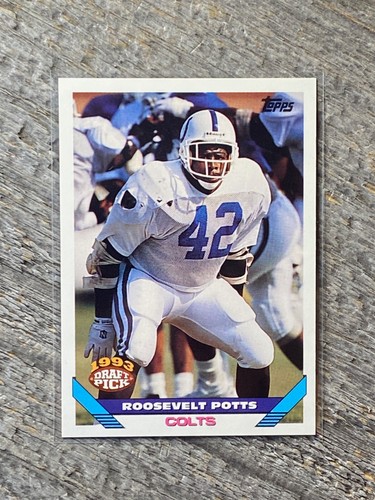 1993 Topps Football Card #551 Roosevelt Potts Rookie - Indianapolis ...