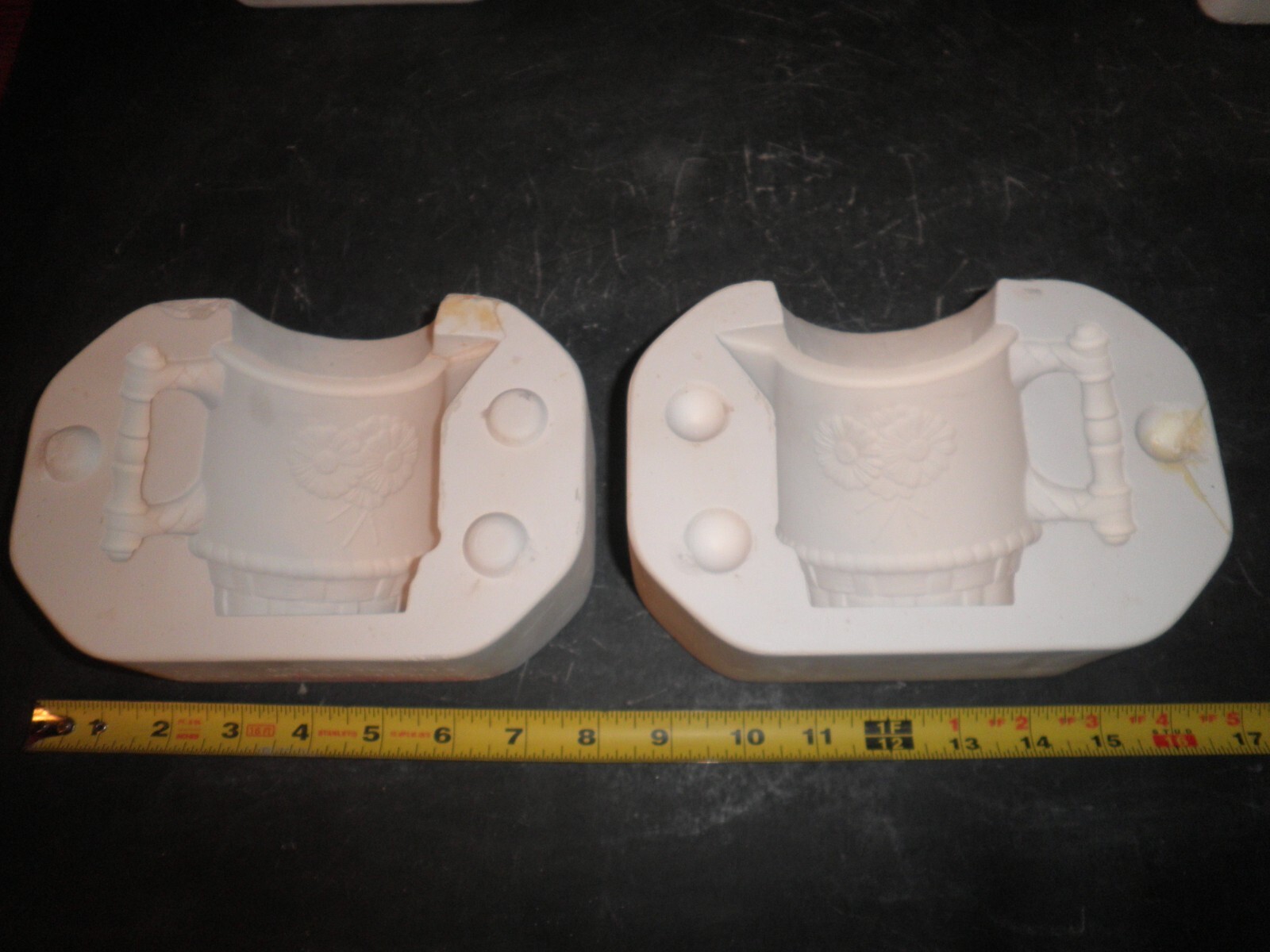 Vintage Ceramic Slip Cast Casting Mold Daisy Creamer Duncan 54A | eBay