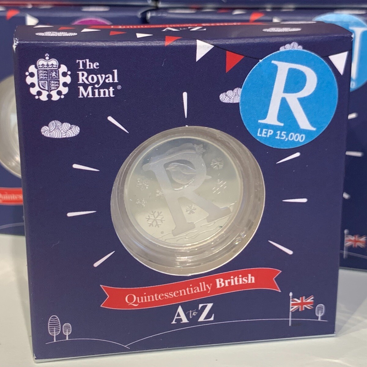 2018 10p Coins Silver Proof A-Z Royal Mint Alphabet Letters British ...