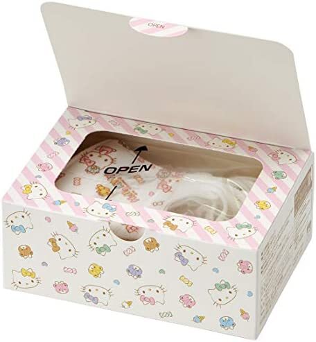 Skater for children face mask 2-3 years old baby Hello Kitty 20 sheets ...
