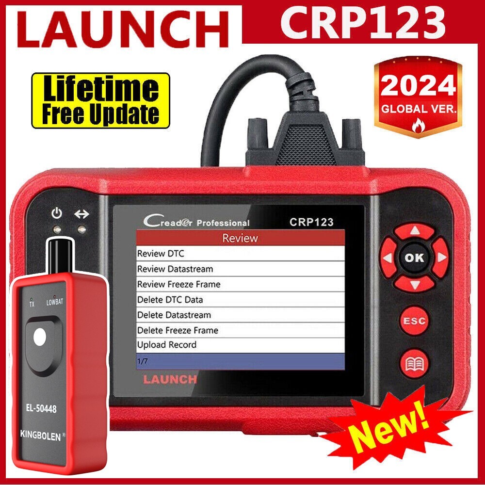2024 LAUNCH CRP123 OBD2 Scanner Check Engine ABS SRS Code Reader ...