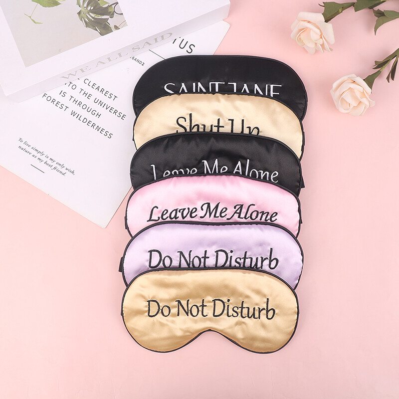 Funny Sleep Mask Silk Eye Mask Soft Blackout Blindfold with Adjustable ...