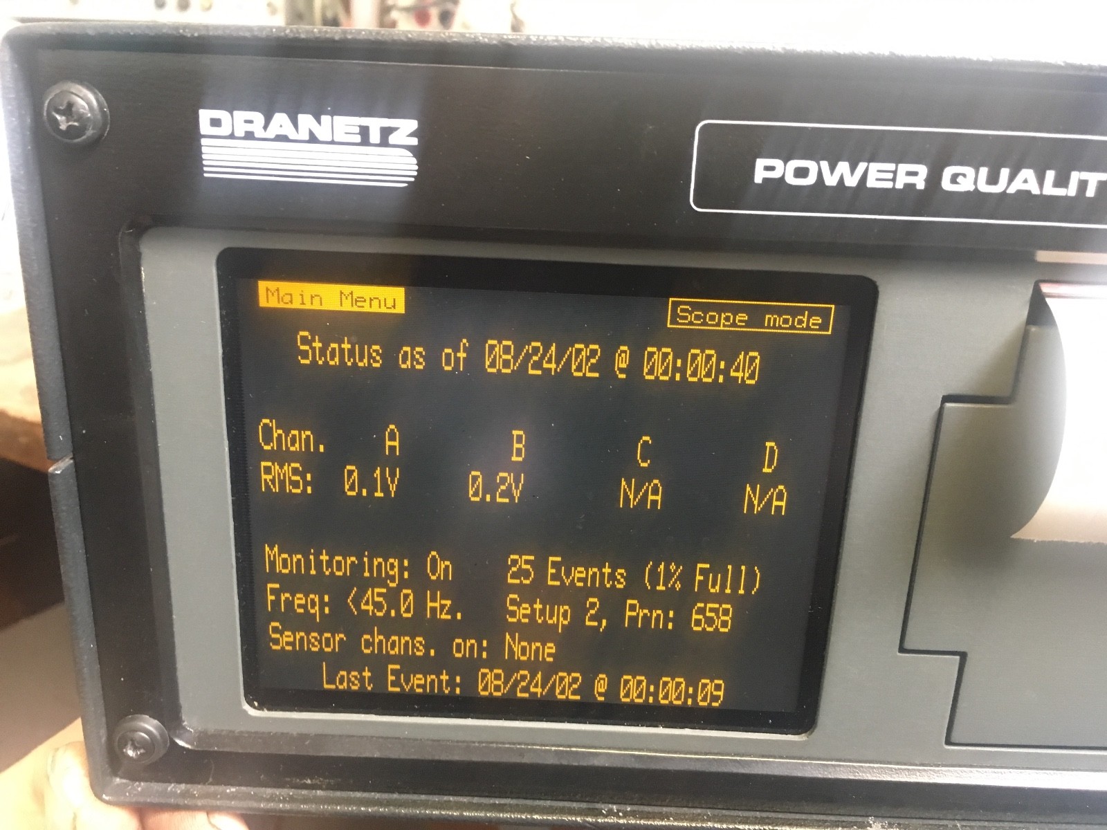 Dranetz Power Quality Analyzer 658 | eBay UK
