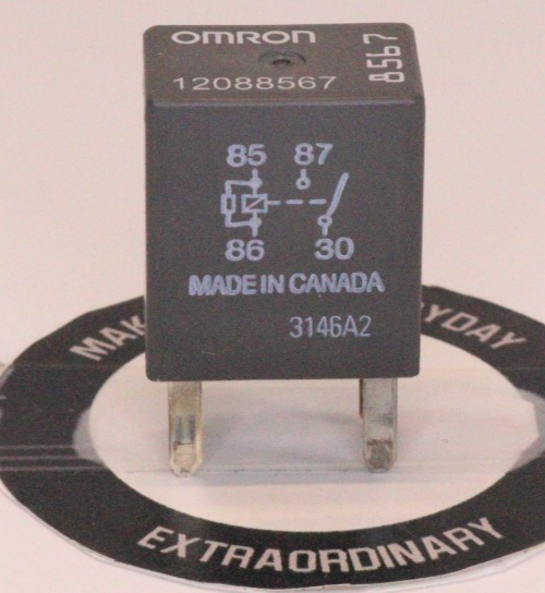 Omron Automotive 4pin Relay 12088567 8567 Tested OEM | eBay