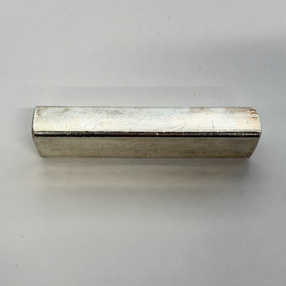 Vintage Tentex 5oz .999 Silver Kit Kat Poured Loaf Bar RARE BULLION ...