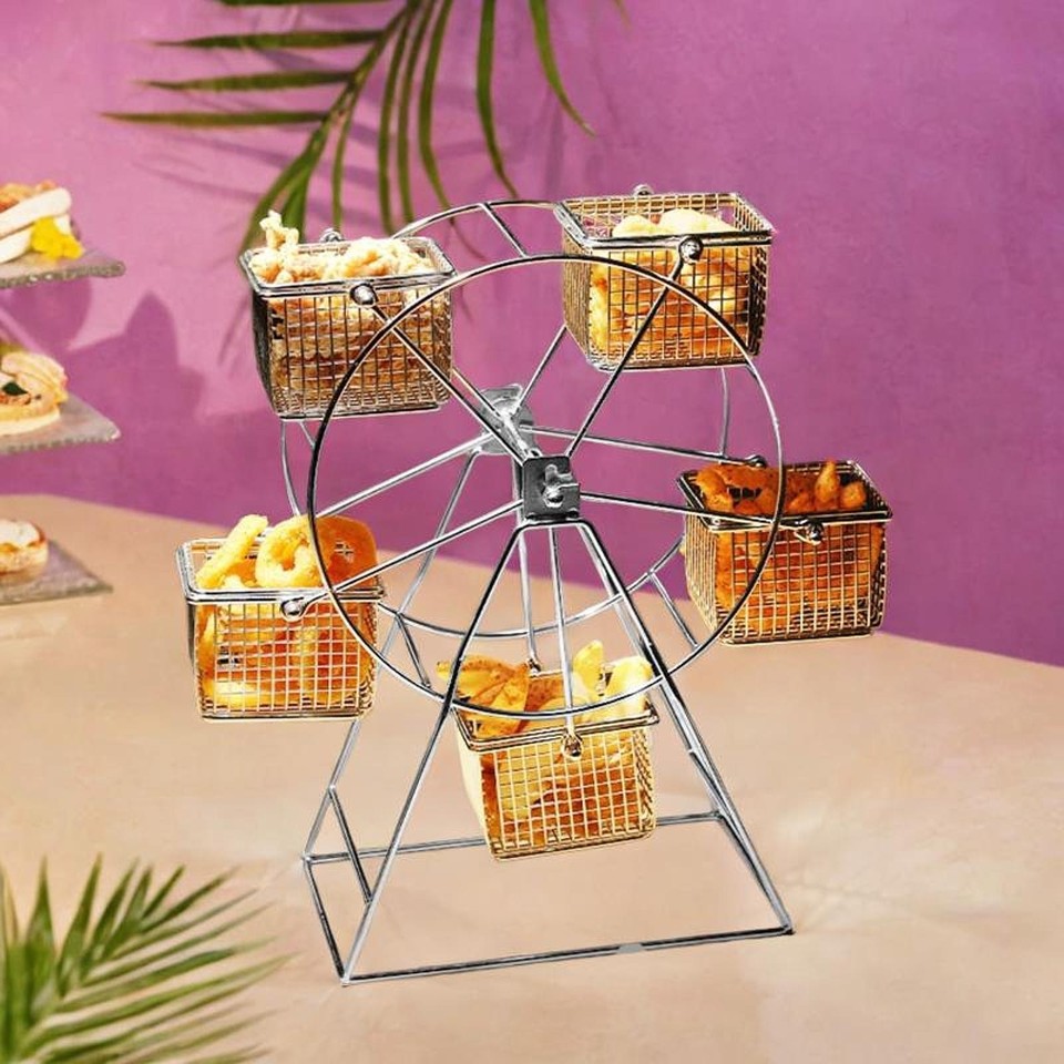 Snack Stand Ferris Wheel Snack Rack Display Stand Serving Tray Fruit ...